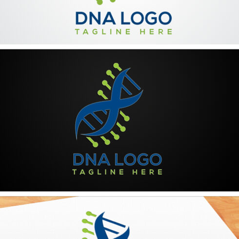 DNA Logo Design Template | MasterBundles