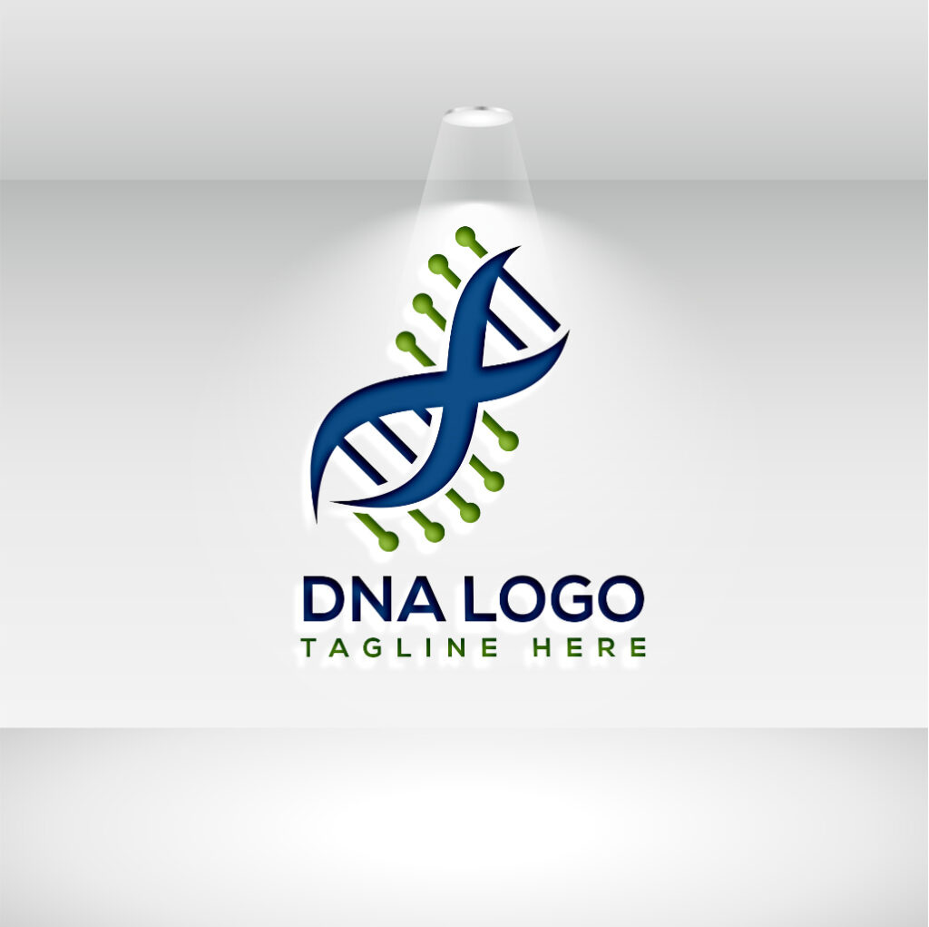 DNA Logo Design Template - MasterBundles