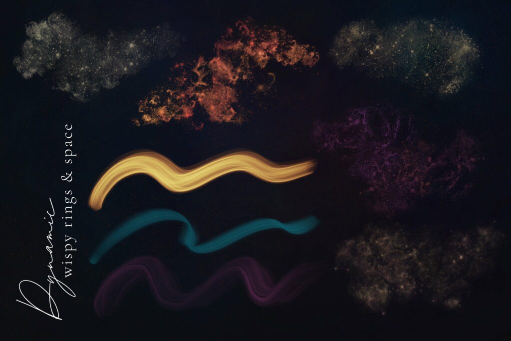 Galaxy Brushes for Procreate – MasterBundles
