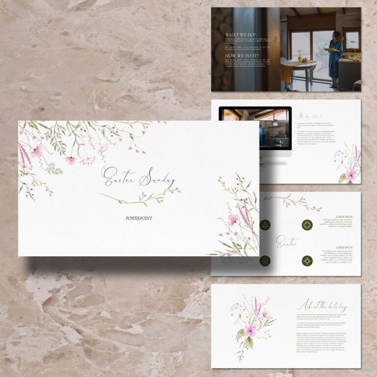 Easter Sunday Powerpoint Template – MasterBundles
