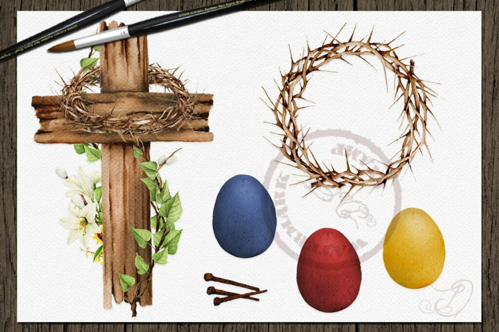 Easter Symbols Illustration – MasterBundles