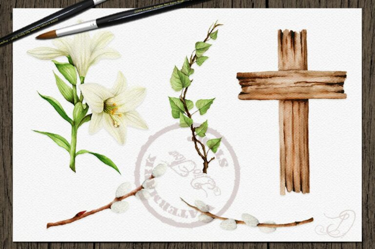 Easter Symbols Illustration – MasterBundles