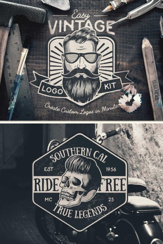 Easy Vintage Logo Creation Kit – MasterBundles