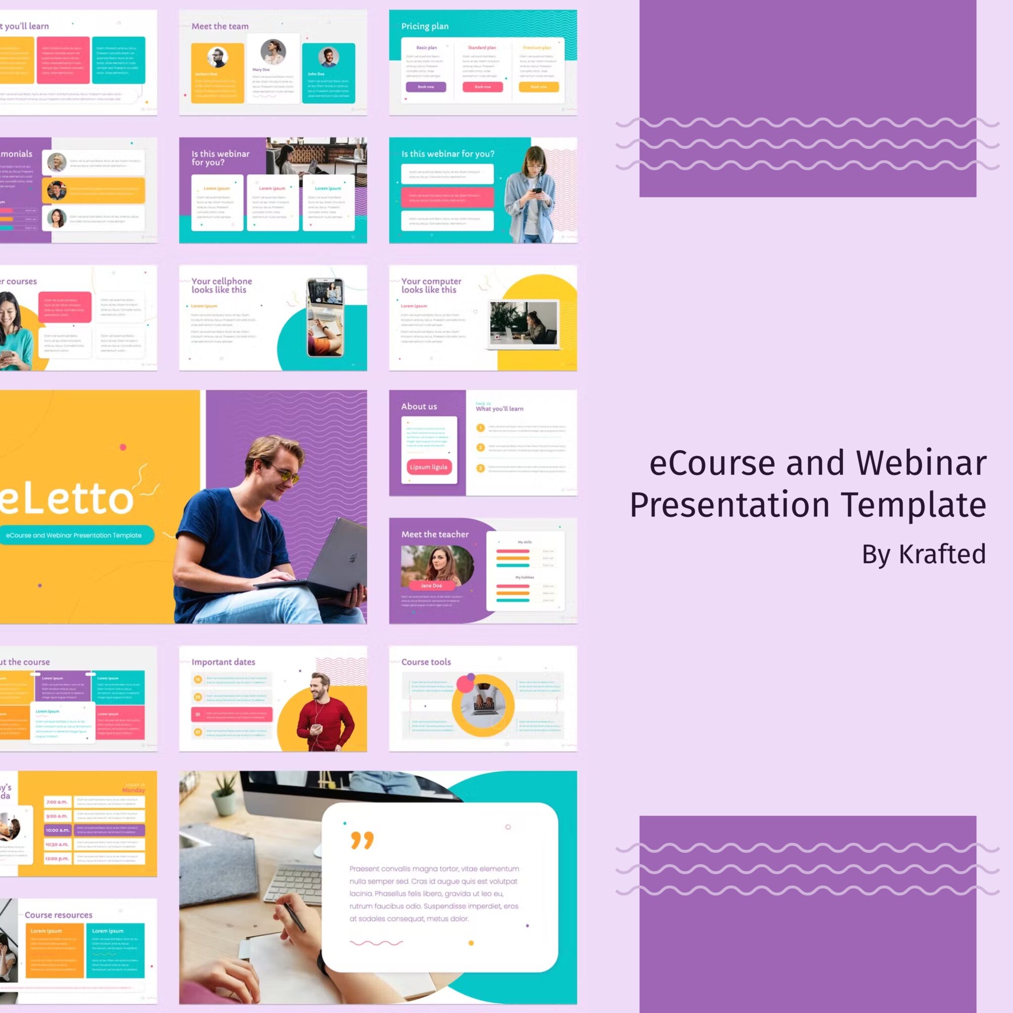 eCourse and Webinar Presentation Template – MasterBundles