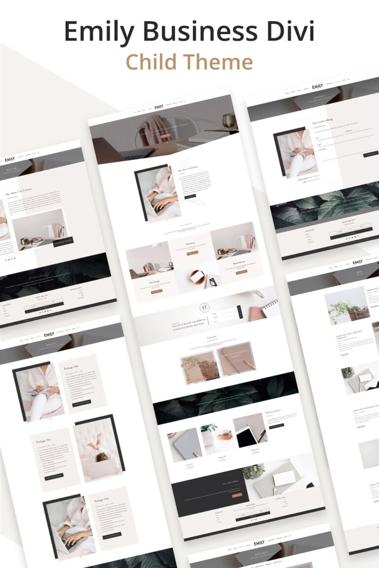 Emily Business Divi Child Theme – MasterBundles