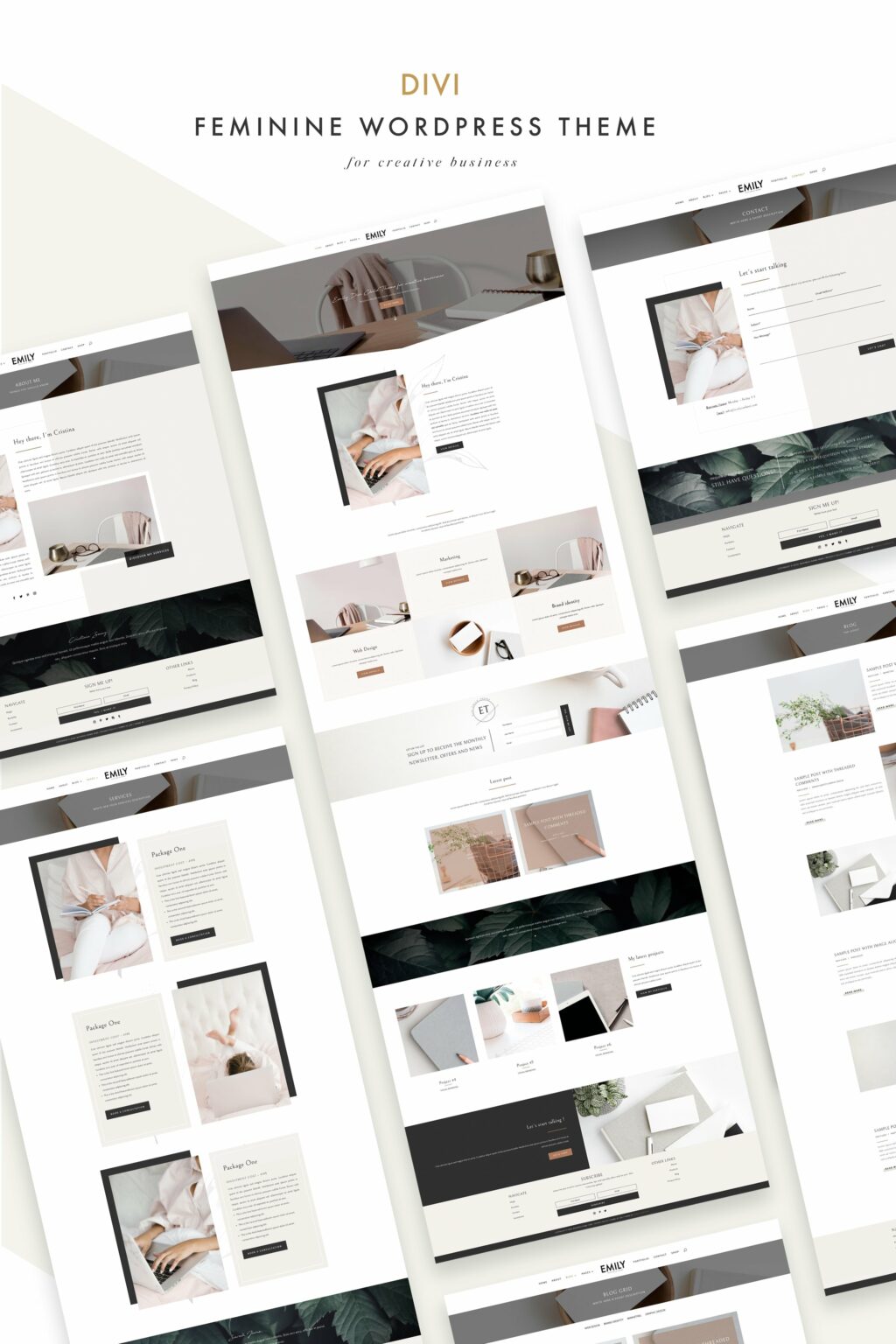 Emily Business Divi Child Theme – MasterBundles