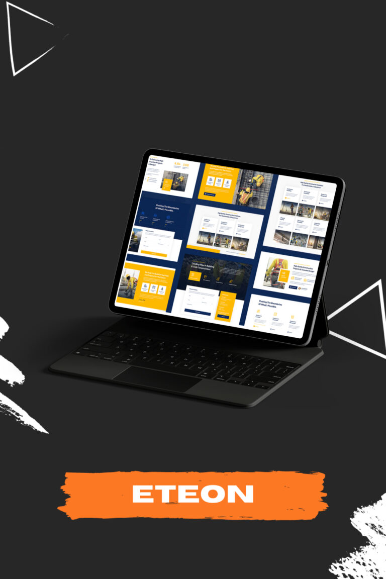 Eteon - Construction And Building WordPress Theme – MasterBundles