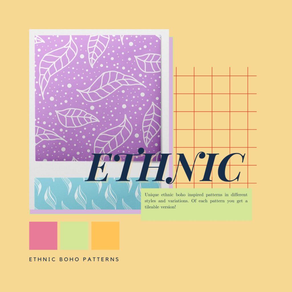 26 Ethnic Boho Patterns – MasterBundles