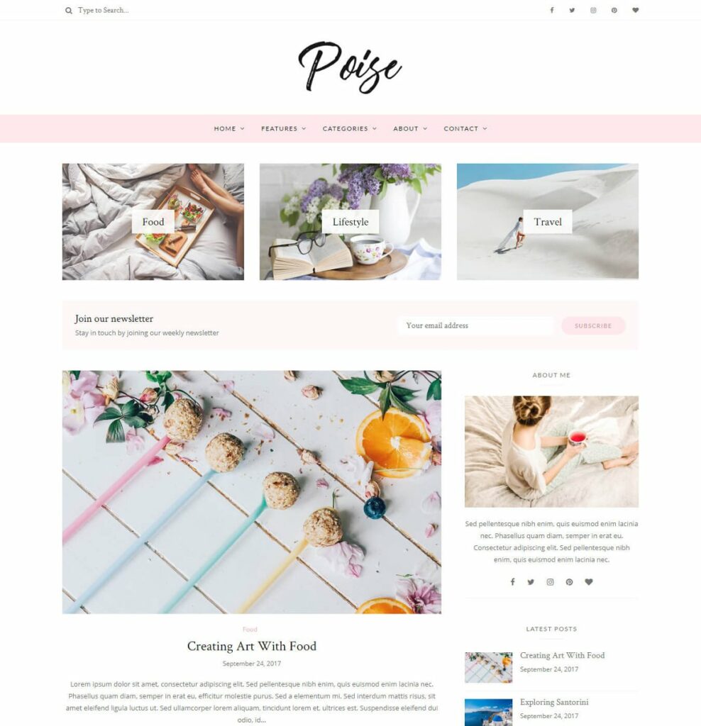 Poise - WordPress Blog Theme – MasterBundles