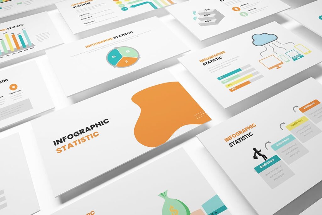 Statistic Infographic Powerpoint Template – MasterBundles