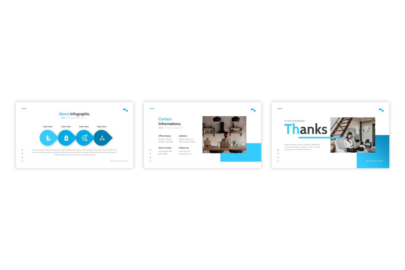 Onlino - Webinar Business PowerPoint Template – MasterBundles