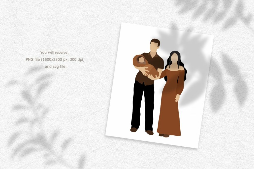 Parents And Baby Svg Print – MasterBundles