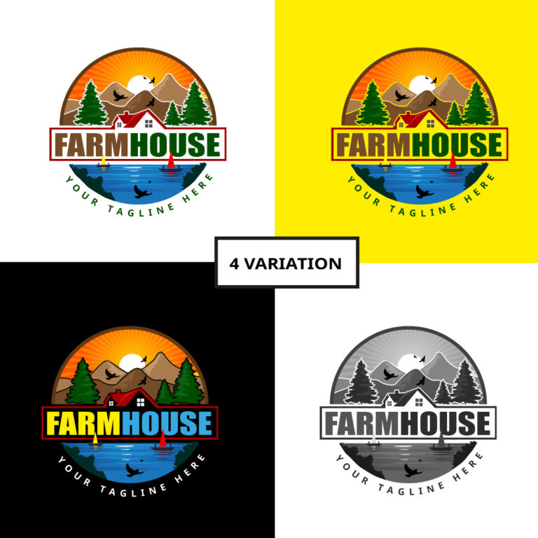 Adventure Farmhouse Logo Design - MasterBundles