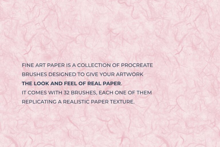 Fine Art Paper Procreate Brush Set – MasterBundles