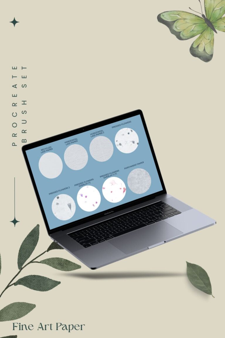 Fine Art Paper Procreate Brush Set – MasterBundles