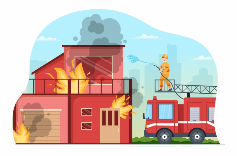 11 Fire Department or Firefighter Illustration - MasterBundles