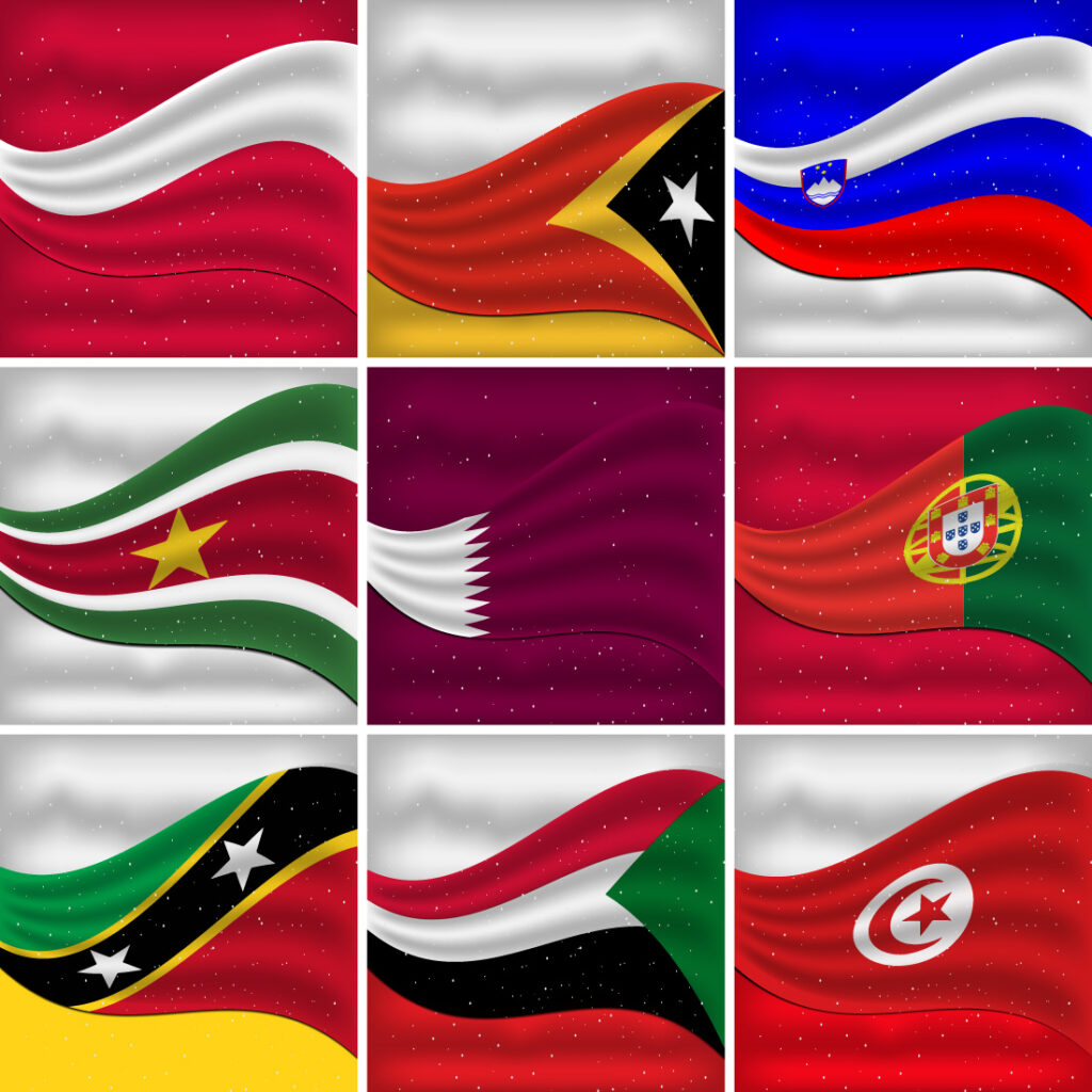 Independence day flag Bundle Vector Template design - MasterBundles