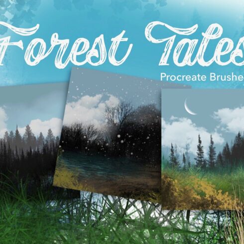 Forest Tales Procreate Brushes | MasterBundles