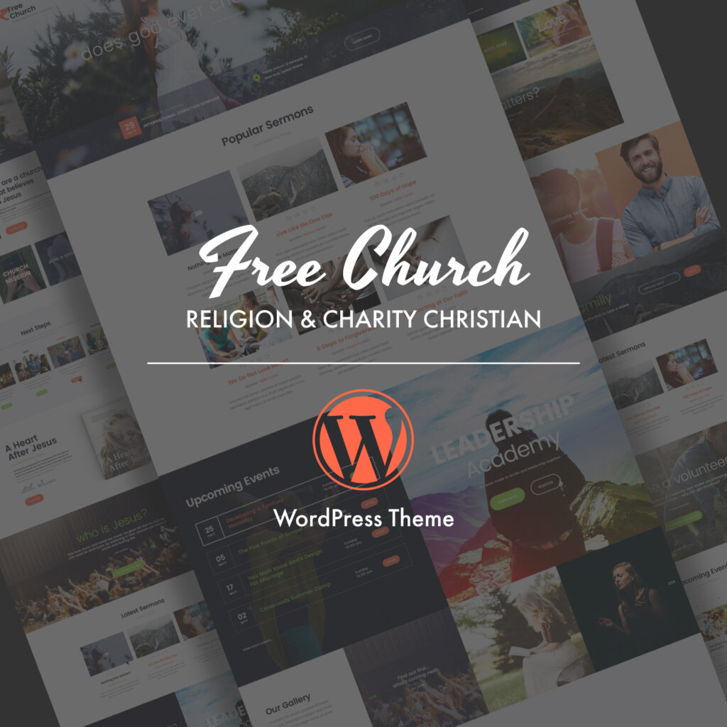 Free Church | Religion & Charity Christian WordPress Theme – MasterBundles