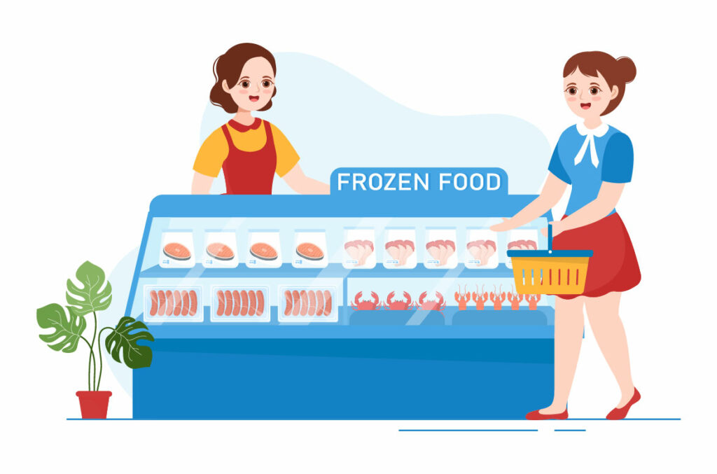 10 Frozen Food Store Illustration - MasterBundles