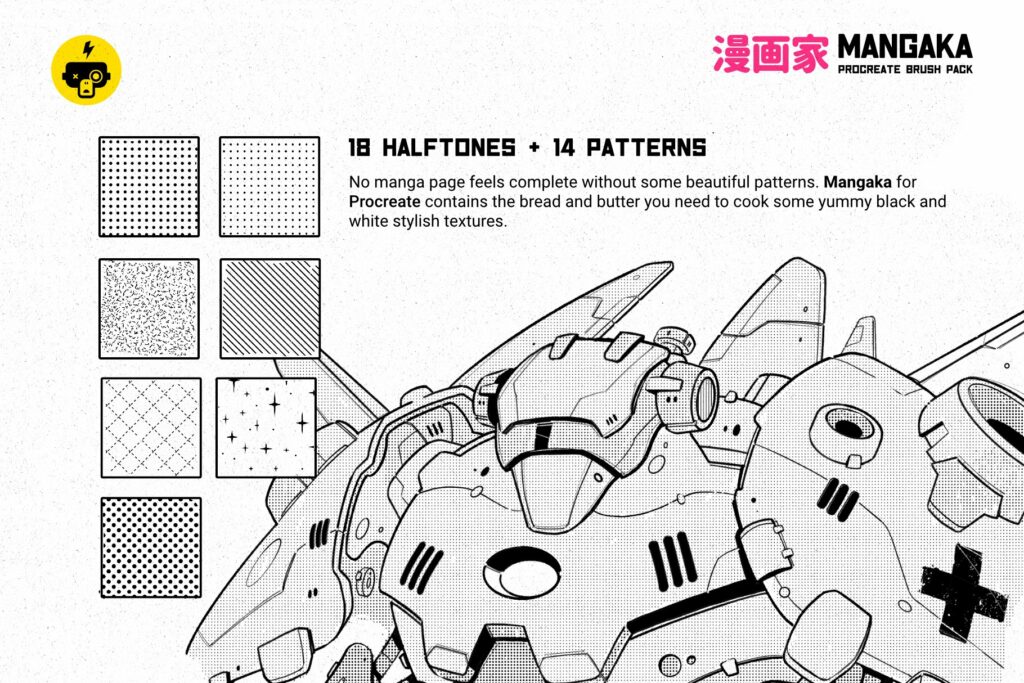Mangaka Procreate Illustration Kit – MasterBundles