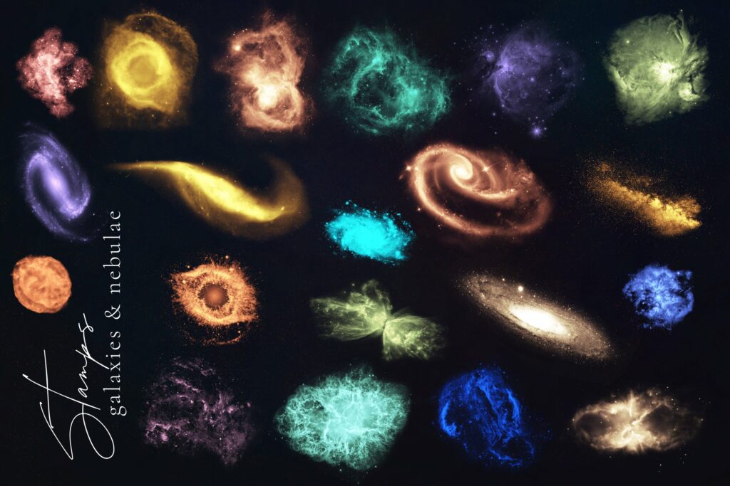 Galaxy Brushes for Procreate – MasterBundles