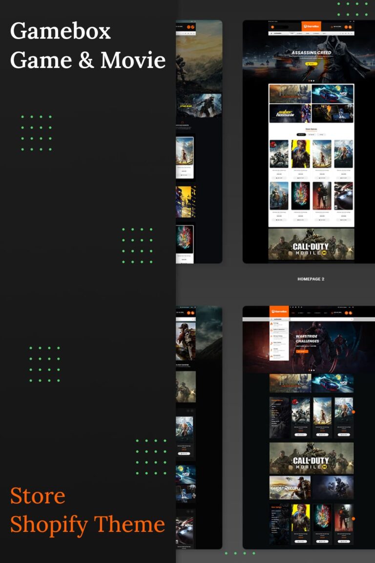 Gamebox - Game & Movie Store Shopify Theme – MasterBundles