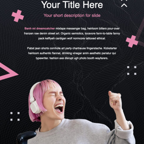 Vertical Game Fest Presentation Template | MasterBundles