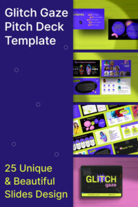 Glitch Gaze Pitch Deck Template – MasterBundles