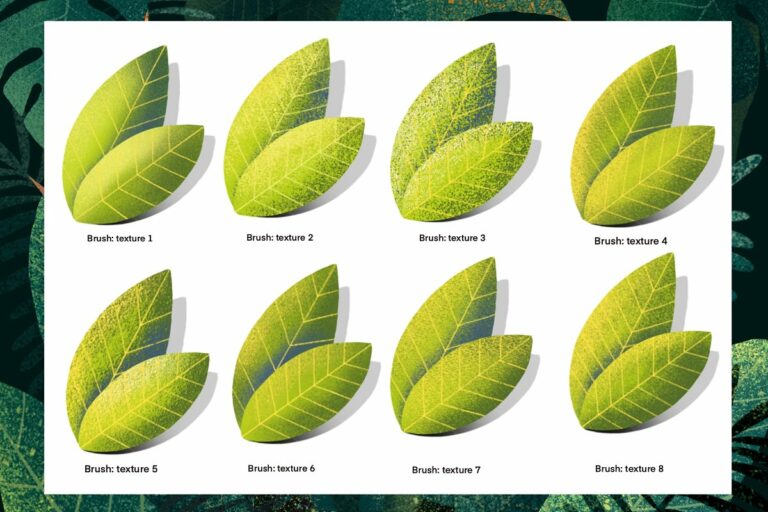 Grain, Texture Procreate Brush Set – MasterBundles