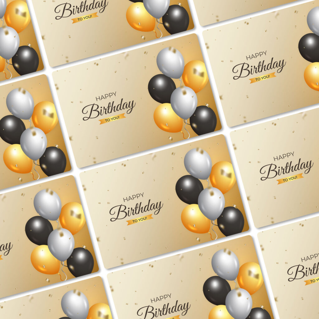 Happy Birthday Wish with Confetti – MasterBundles