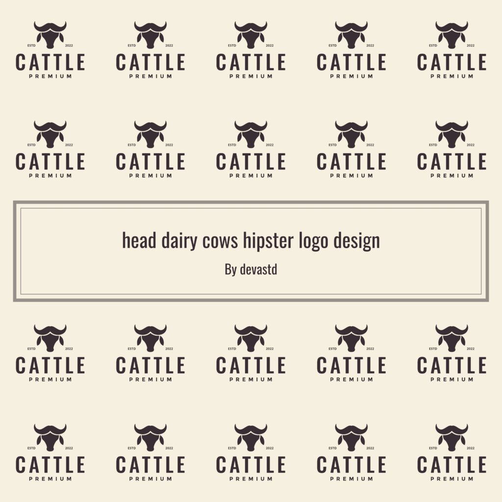 27+ Cow Logo Templates 2022: Premium Products & Bundles - [MB]