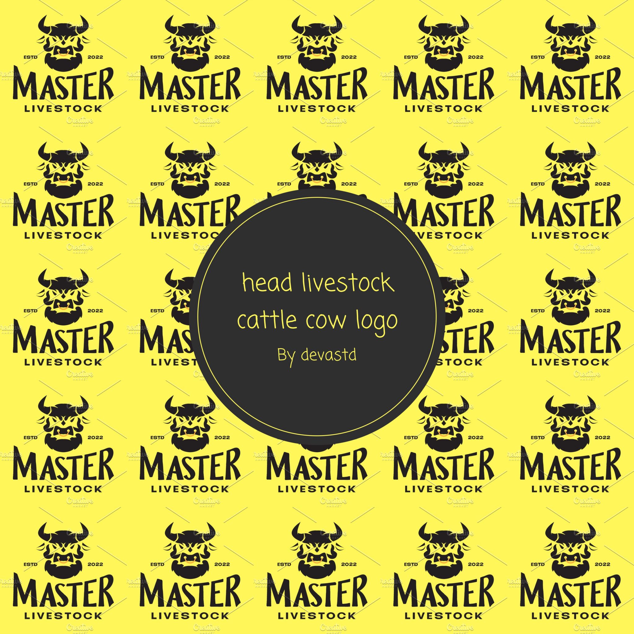 Head Livestock Cattle Cow Logo – MasterBundles