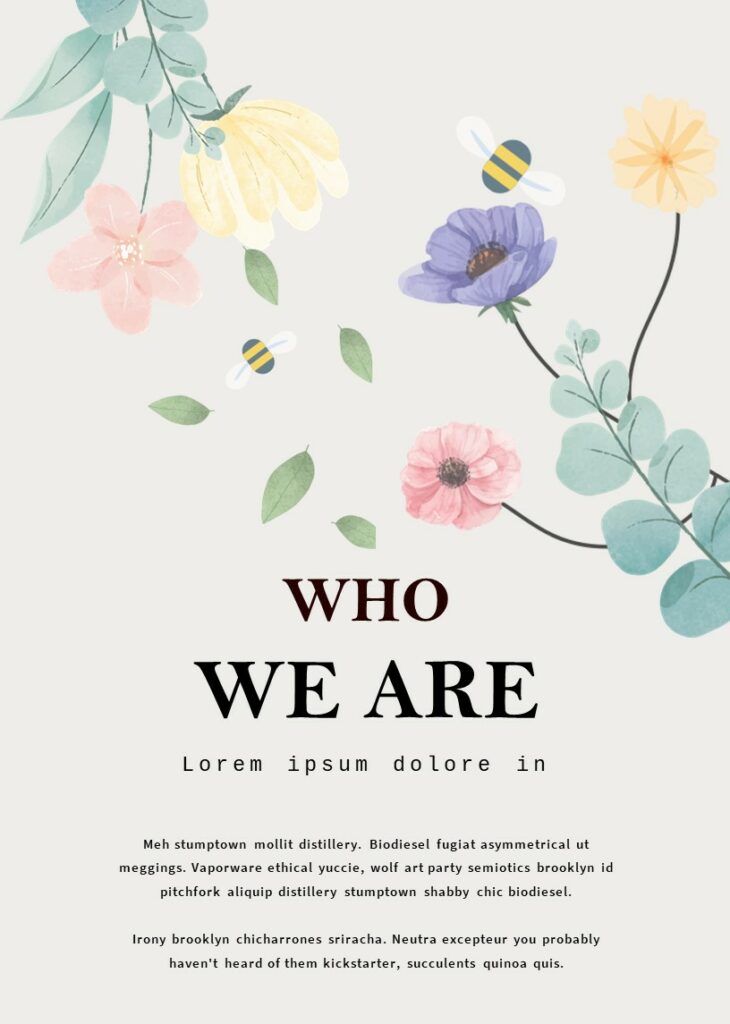 Hello Spring Vertical Presentation Template – MasterBundles