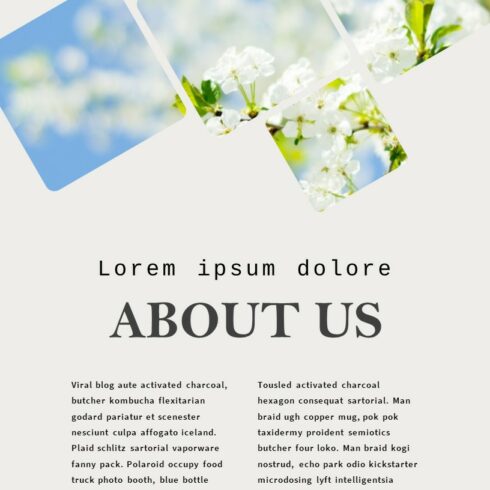 Hello Spring Vertical Presentation Template – MasterBundles