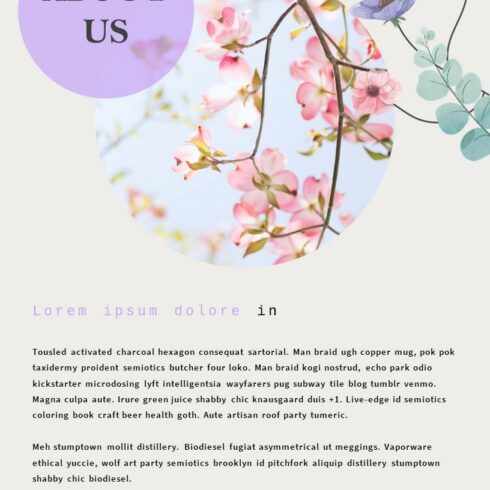 Hello Spring Vertical Presentation Template – MasterBundles