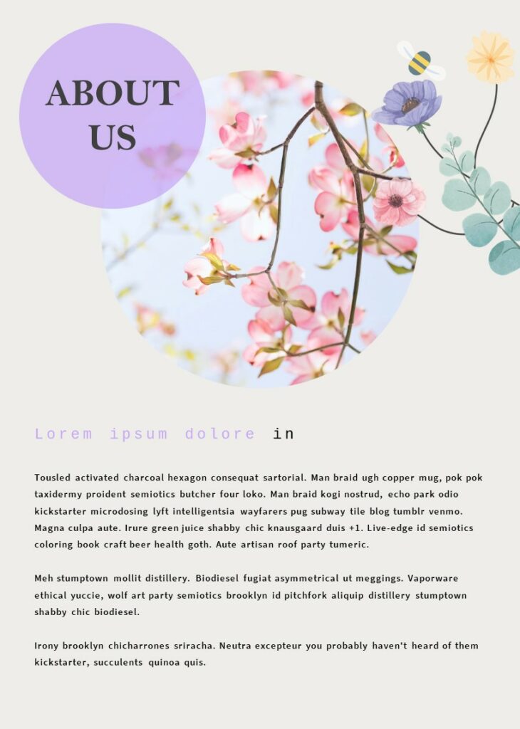 Hello Spring Vertical Presentation Template – MasterBundles