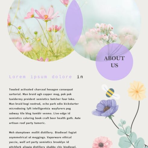 Hello Spring Vertical Presentation Template – MasterBundles