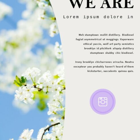 Hello Spring Vertical Presentation Template – MasterBundles