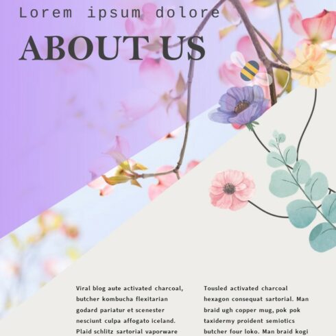 Hello Spring Vertical Presentation Template – MasterBundles