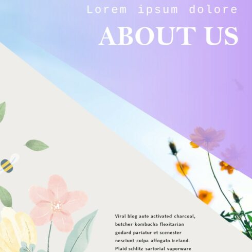 Hello Spring Vertical Presentation Template – MasterBundles