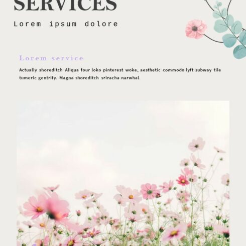 Hello Spring Vertical Presentation Template – MasterBundles