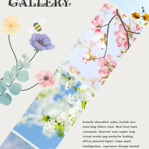 Hello Spring Vertical Presentation Template – MasterBundles