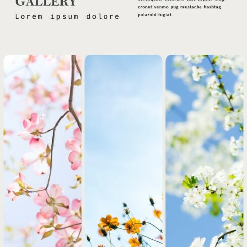 Hello Spring Vertical Presentation Template – MasterBundles