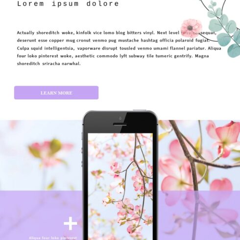 Hello Spring Vertical Presentation Template – MasterBundles
