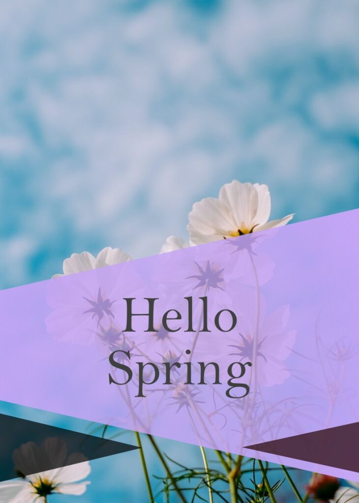 Hello Spring Vertical Presentation Template – MasterBundles
