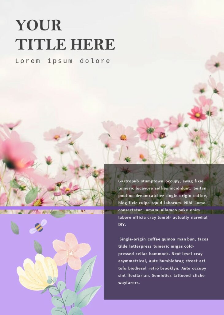 Hello Spring Vertical Presentation Template – MasterBundles