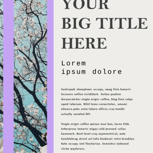 Hello Spring Vertical Presentation Template – MasterBundles