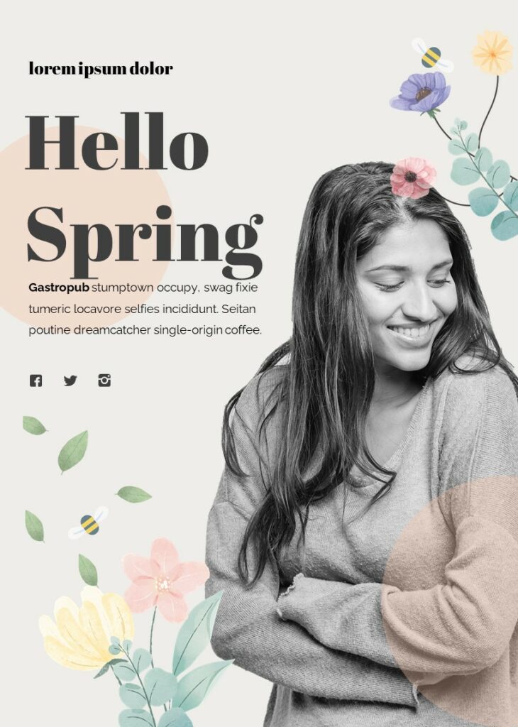 Hello Spring Google Slides Theme – MasterBundles
