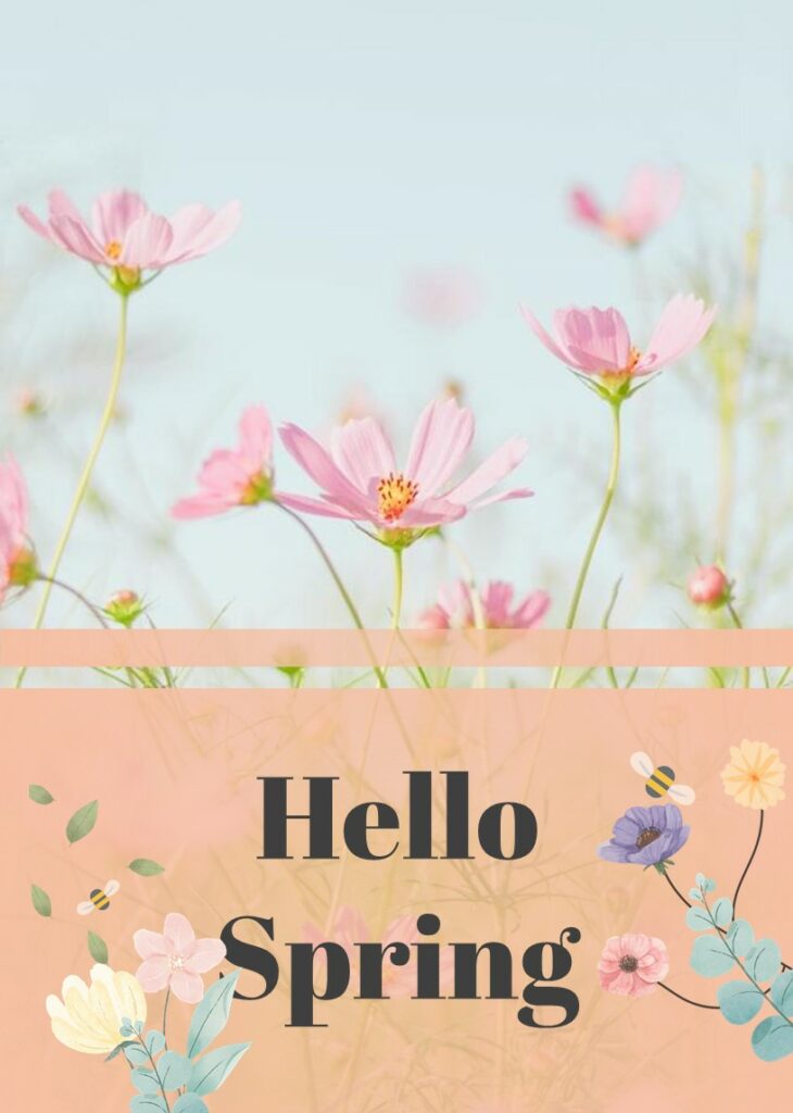 Hello Spring Google Slides Theme – MasterBundles